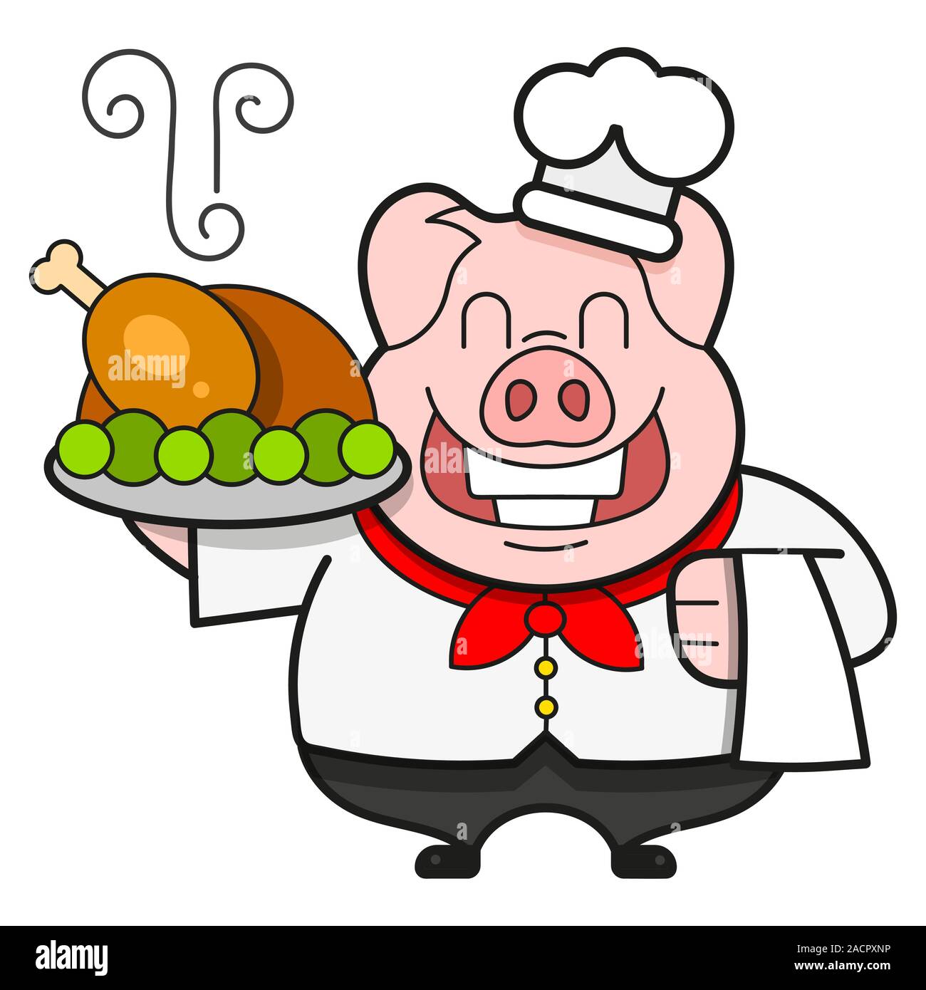 Cooked Duck Clip Art
