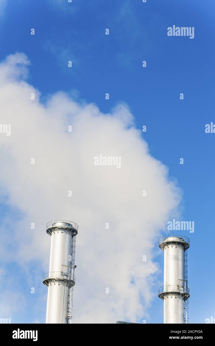 Industrial vent with exhaust gases Stock Photo - Alamy