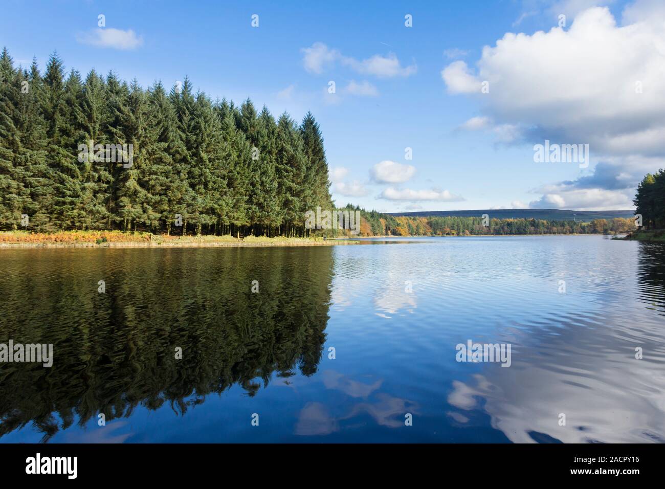 Turton and Entwistle reservoir, Lancashire. The reservoir dates from ...