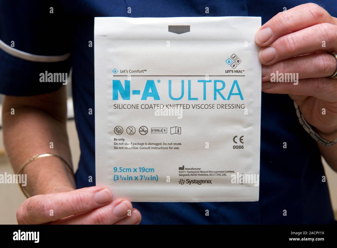 NA-Ultra wound dressing, a silicone knitted dressing used for leg ...