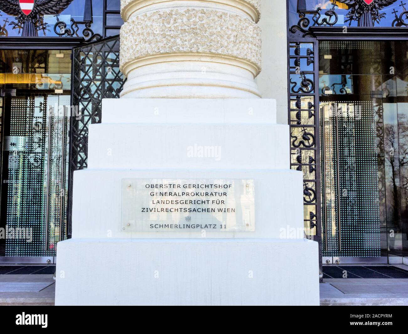 Vienna. Austria. Supreme Court Stock Photo - Alamy