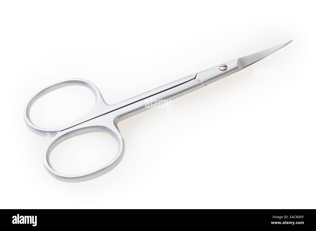 Nail scissors isolated on white background with clipping path Stock ...