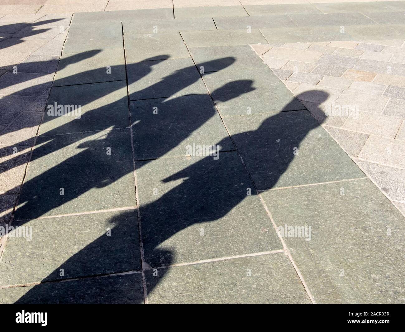 Shadows of people Stock Photo - Alamy
