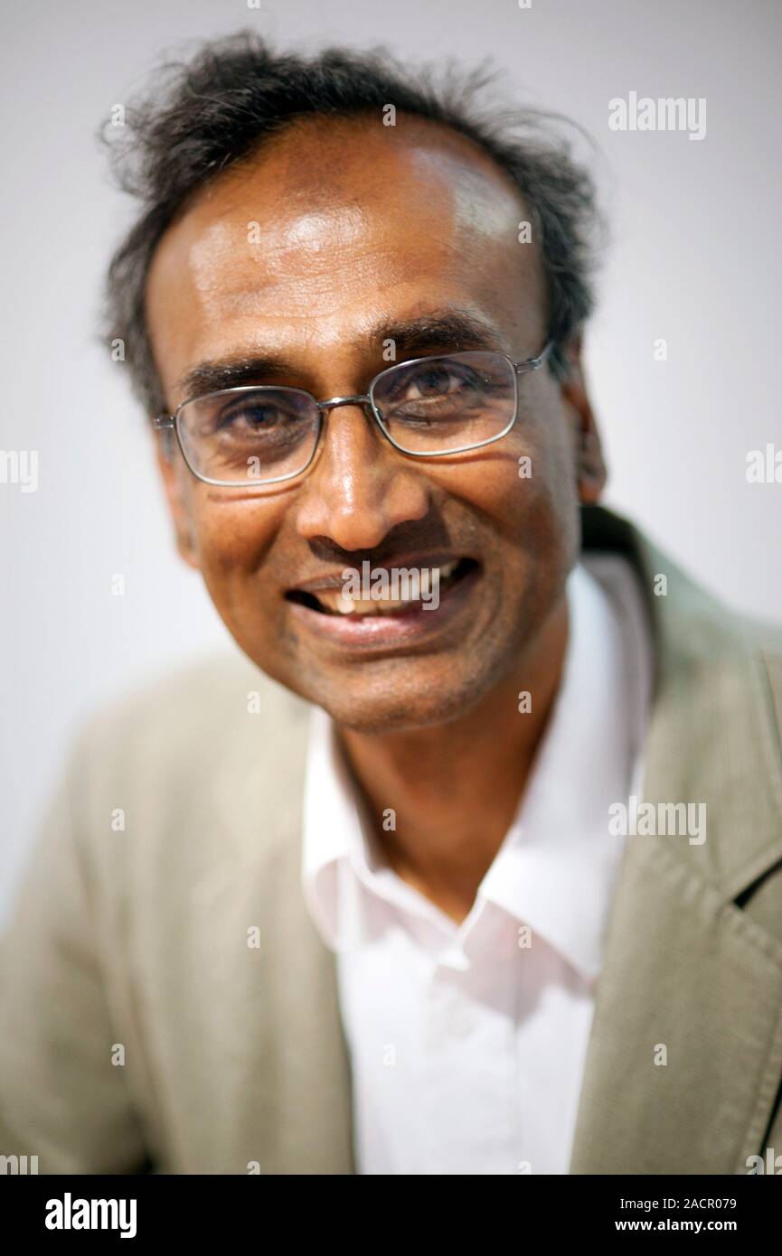 Venkatraman Ramakrishnan (born 1952). Portrait of the American-British ...