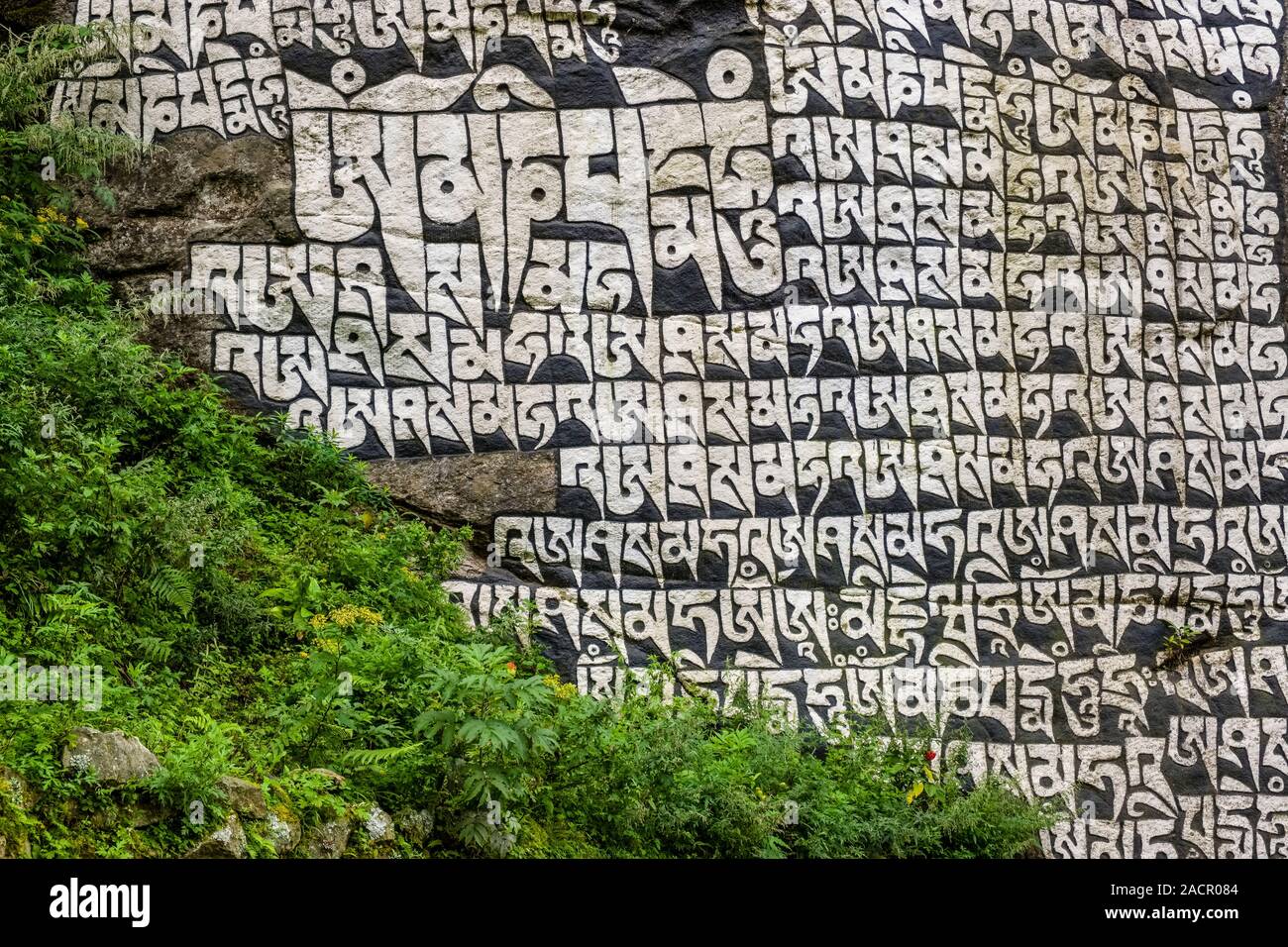 Buddhist mantra om mani padme hi-res stock photography and images - Alamy