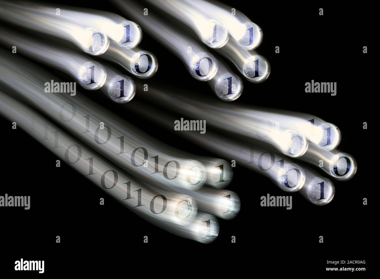Binary code, conceptual computer artwork Stock Photo - Alamy