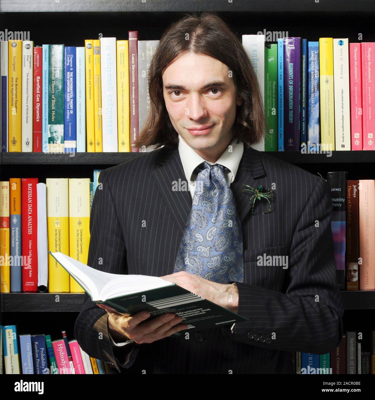 Cedric Villani (born 1973). Portrait of the French mathematician Cedric ...
