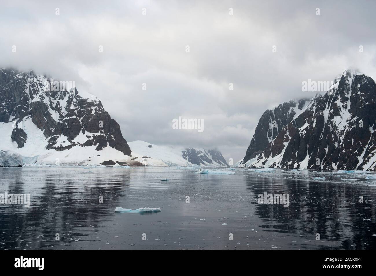 Lemaire Channel, Antarctic peninsula. Lemaire Channel is a strait off ...