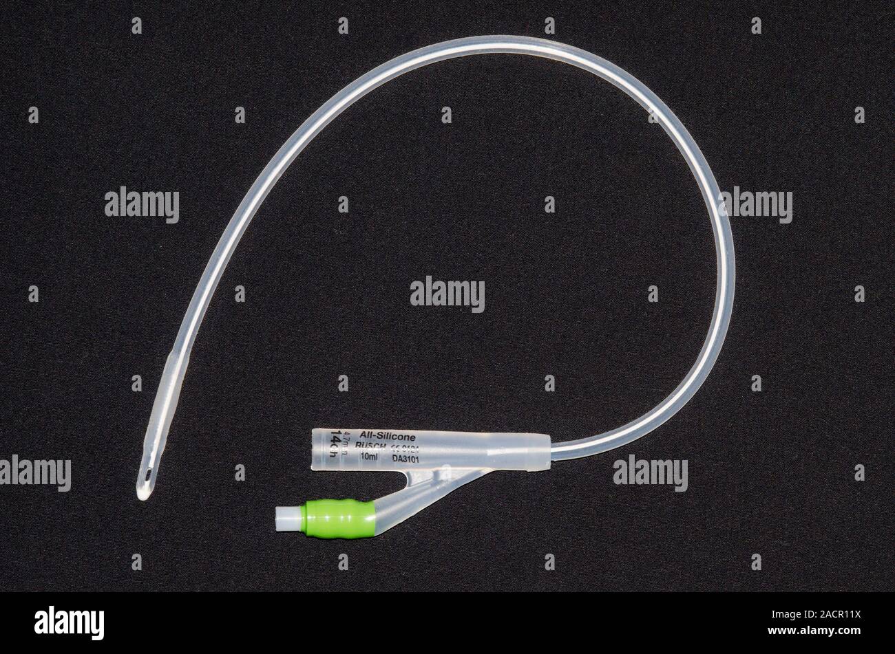 Urinary catheter, a device that is inserted into the bladder to drain ...