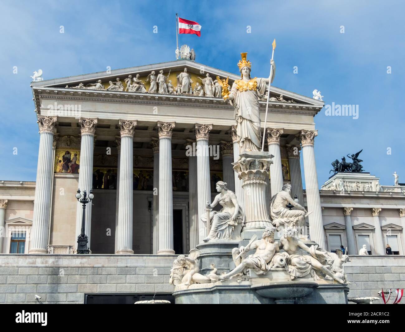 Austria, Vienna, Parliament Stock Photo - Alamy