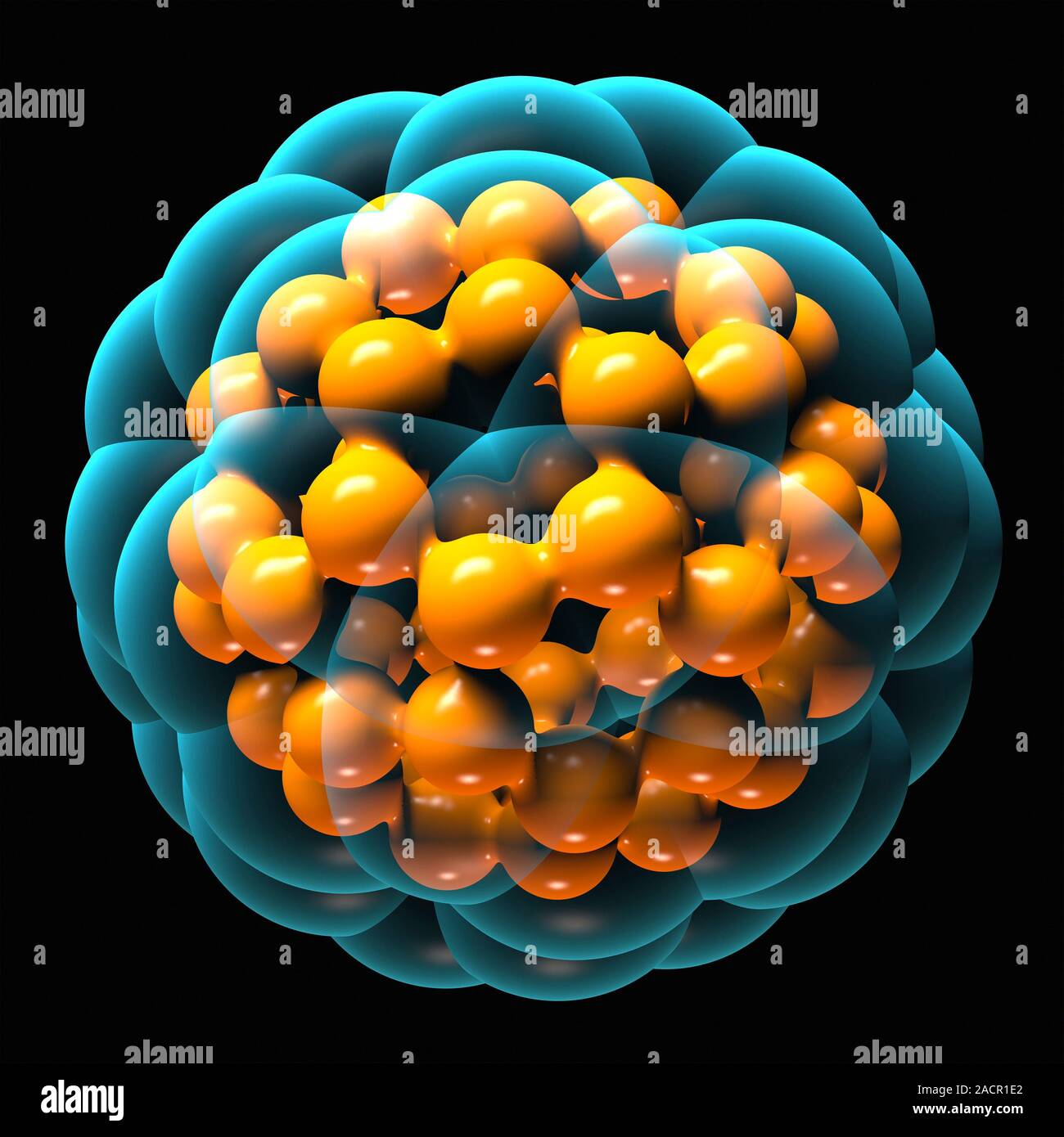 This image may not be used in educational posters Buckminsterfullerene molecule. Computer ...