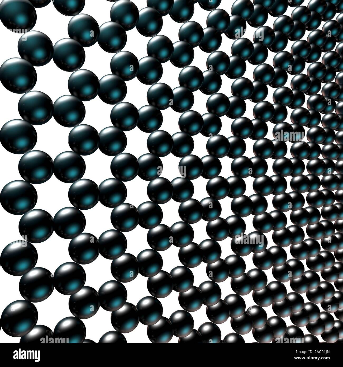 This image may not be used in educational posters Graphene. Computer model of the molecular ...