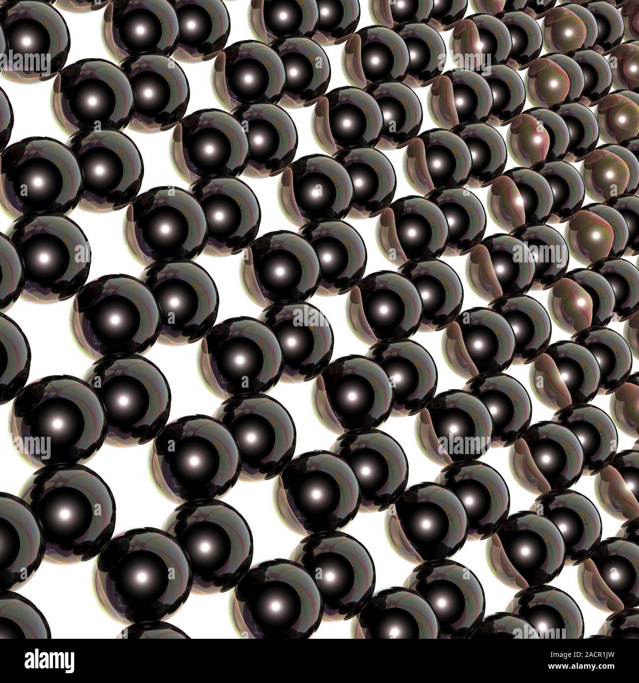 This image may not be used in educational posters Graphene. Computer model of the molecular ...