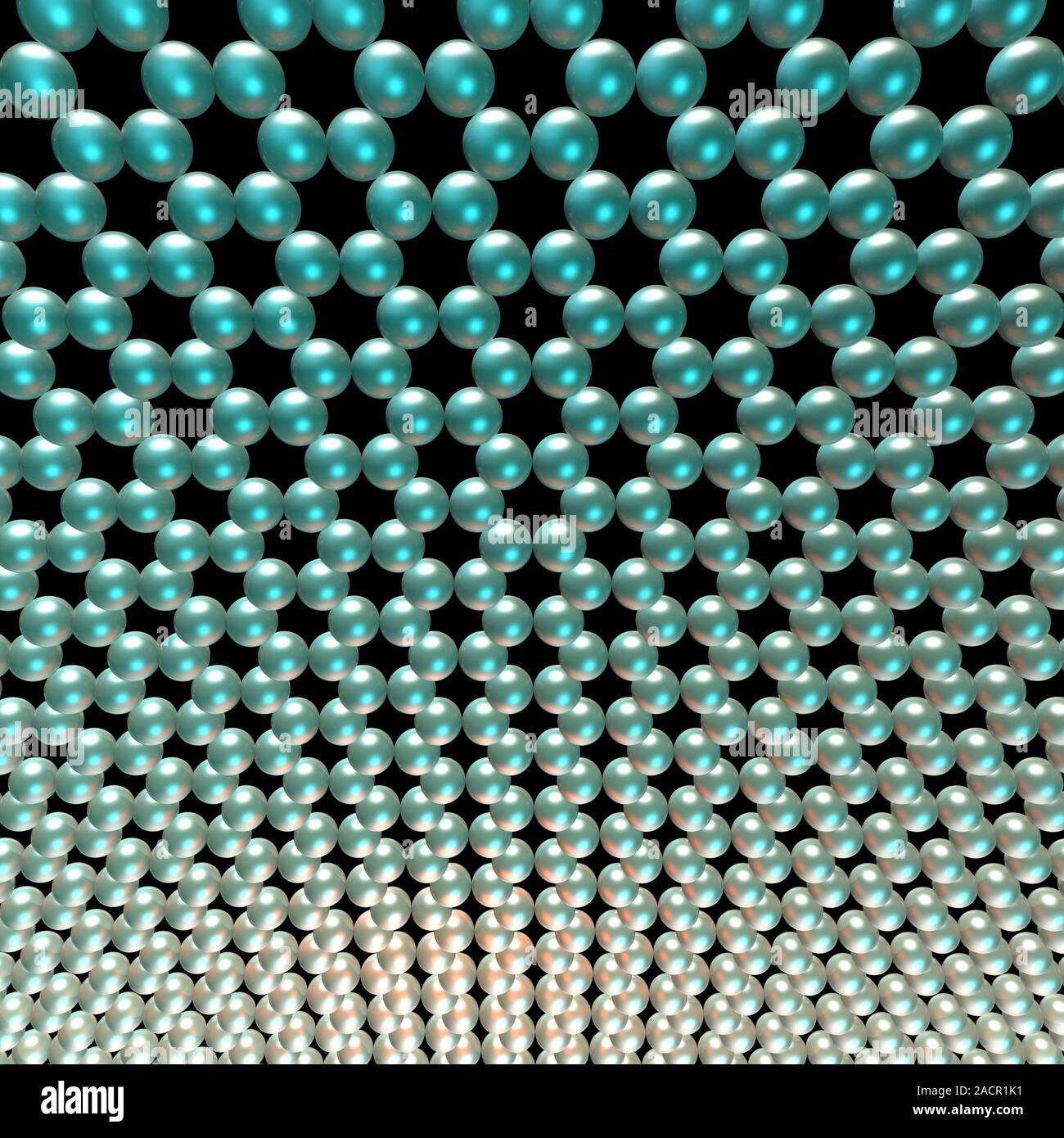 This image may not be used in educational posters Graphene. Computer model of the molecular ...
