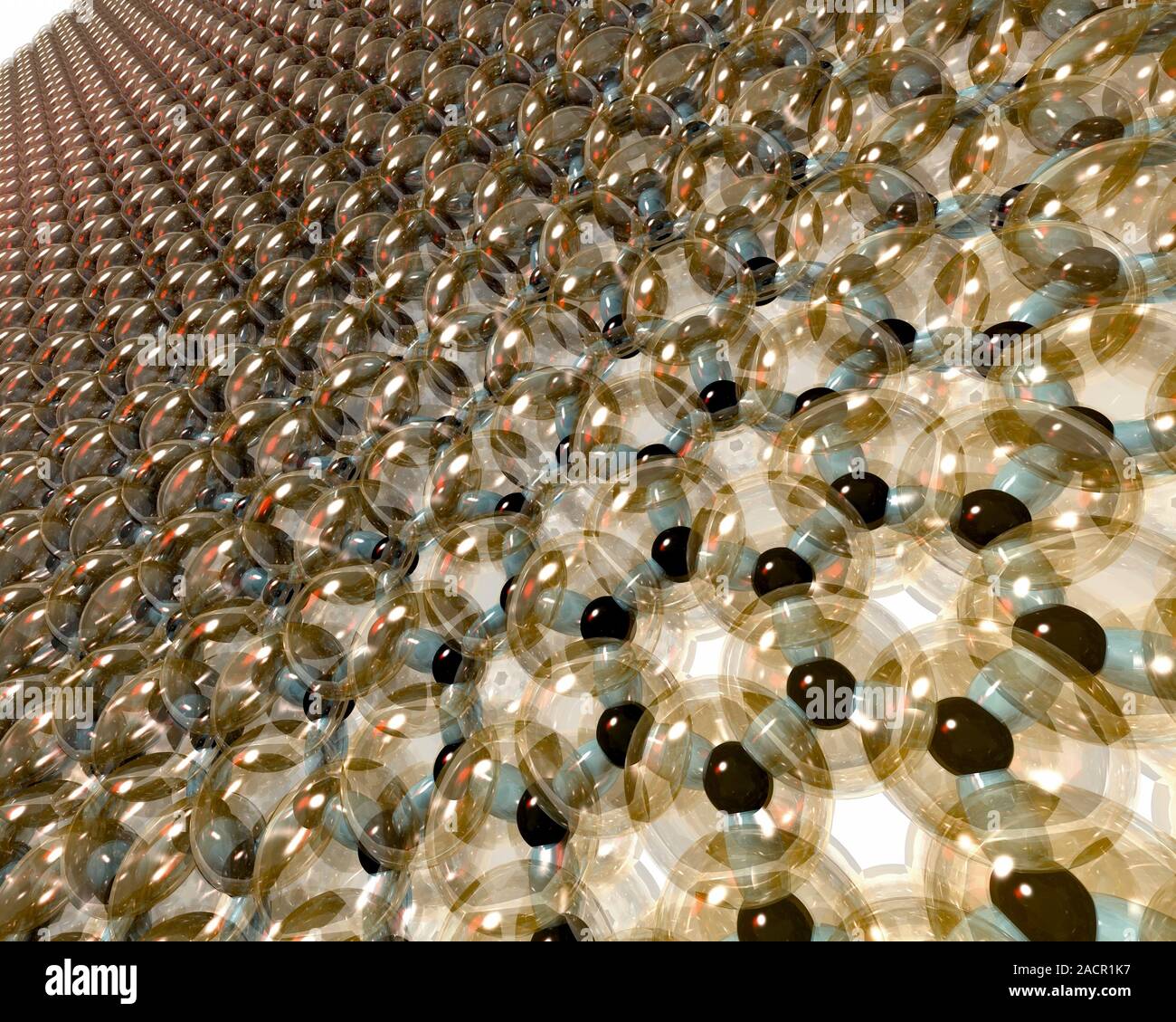 This image may not be used in educational posters Graphene. Computer model of the molecular ...
