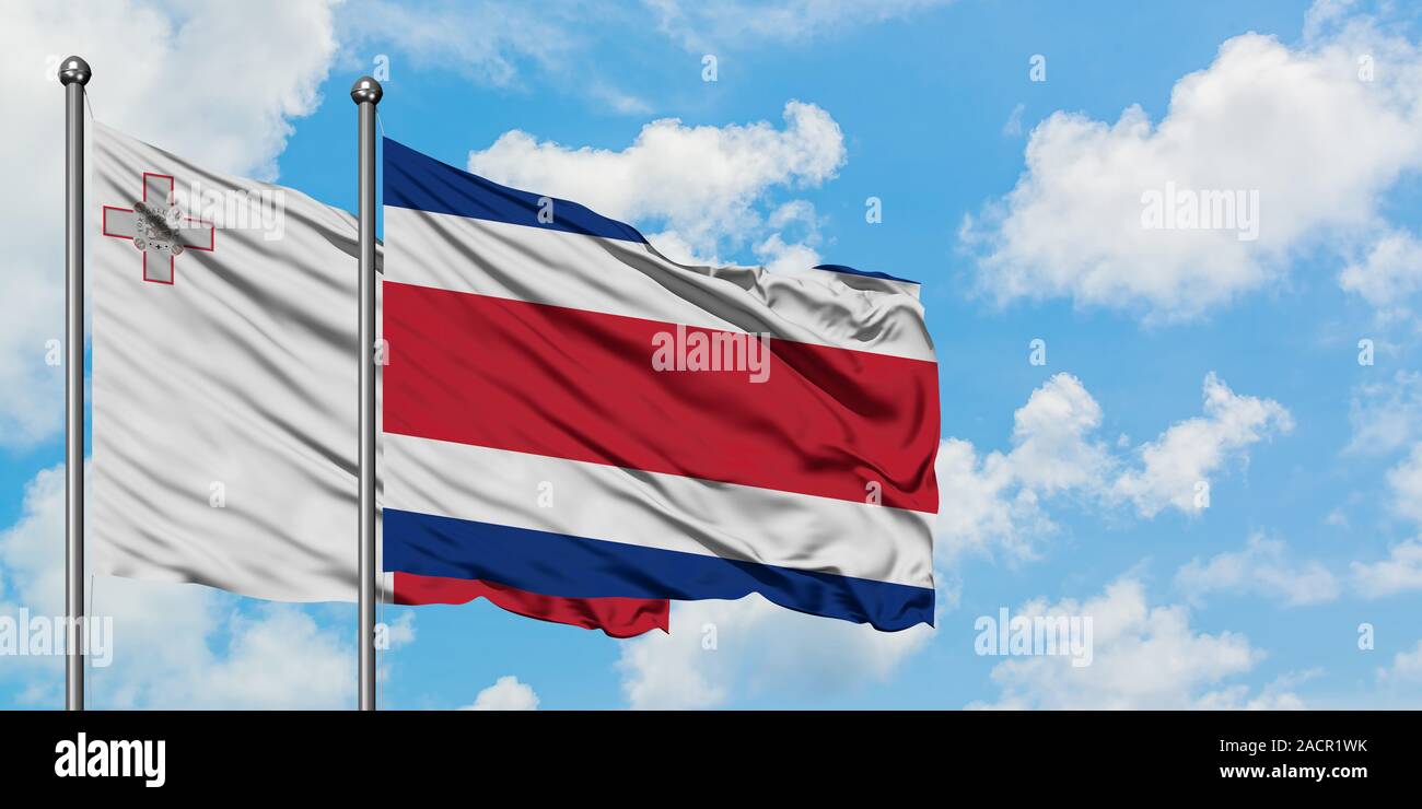 Costa rica malta flag hi-res stock photography and images - Alamy
