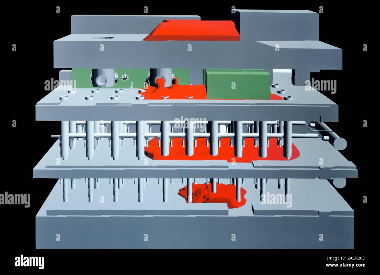 Chernobyl reactor 4 meltdown. On 26th April 1986, reactor number 4 of ...