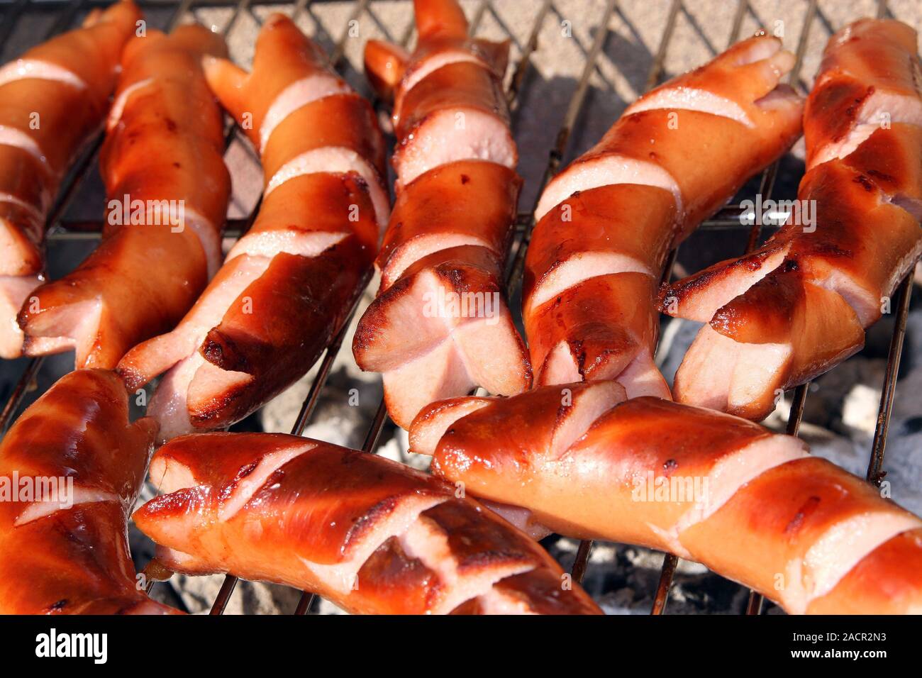 Red sausage hi-res stock photography and images - Alamy