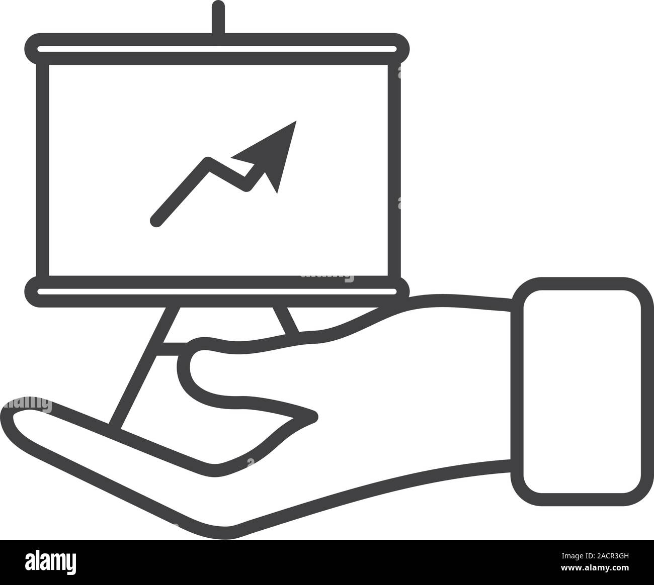 business hand lifting training paperboard Stock Vector Image & Art - Alamy