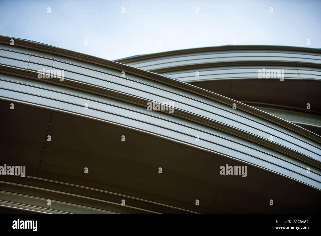 curved detail of a building in Berlin Stock Photo - Alamy