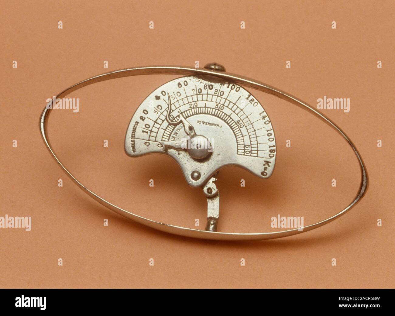 Elliptical sprung dynamometer. Medical dynamometers are used to measure ...