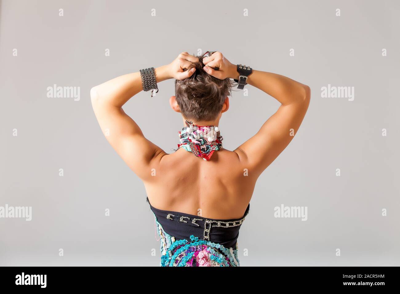 Posterior back view hi-res stock photography and images - Alamy