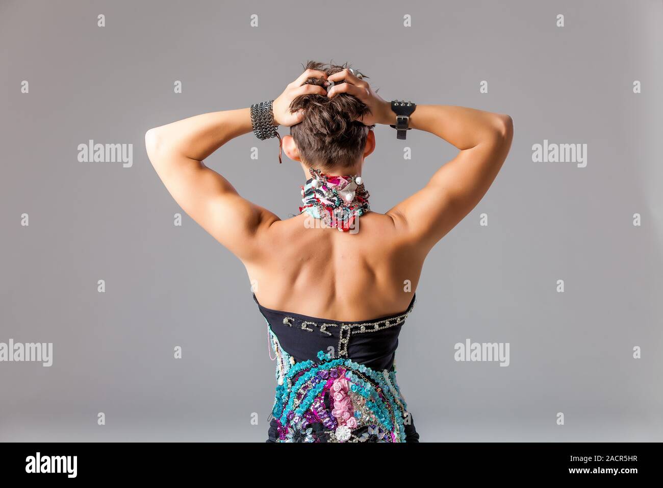 Posterior back view hi-res stock photography and images - Alamy