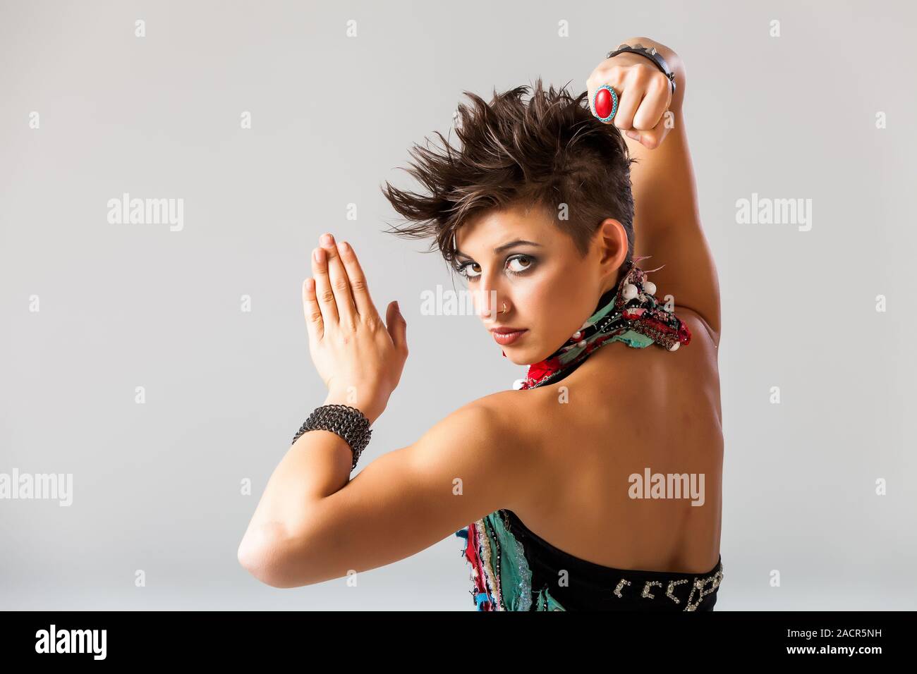 pretty punk woman Stock Photo - Alamy