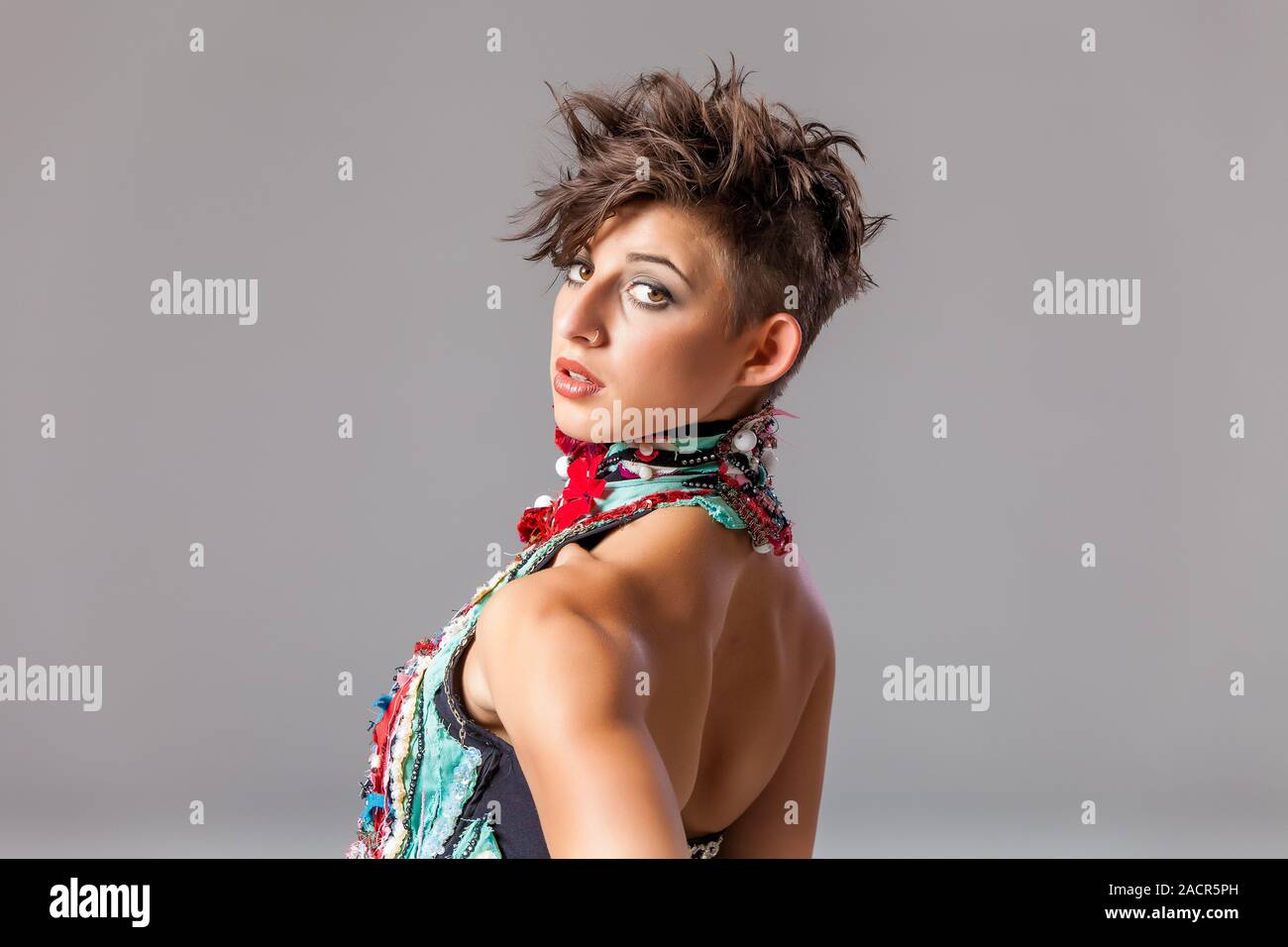 pretty punk woman Stock Photo - Alamy