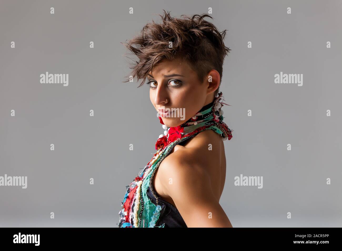pretty punk woman Stock Photo - Alamy