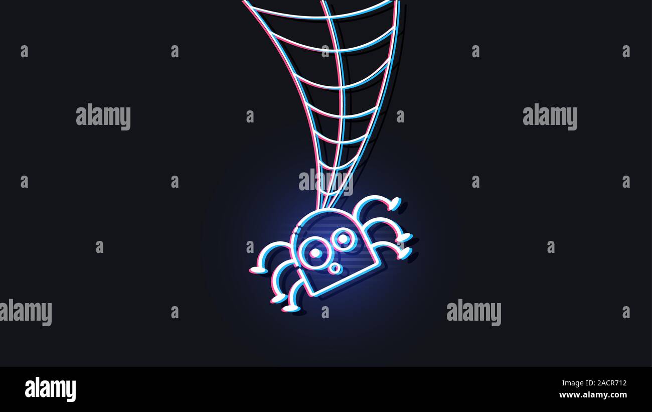 Cute Spider And Webs Over Background Vector Stock Vector Image & Art ...