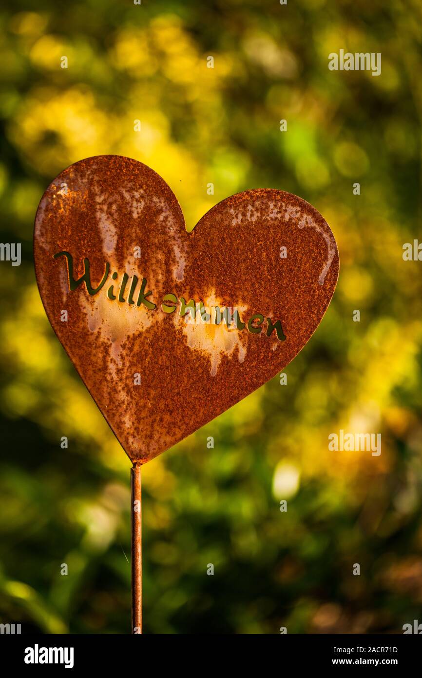 Welcome heart sign hi-res stock photography and images - Alamy