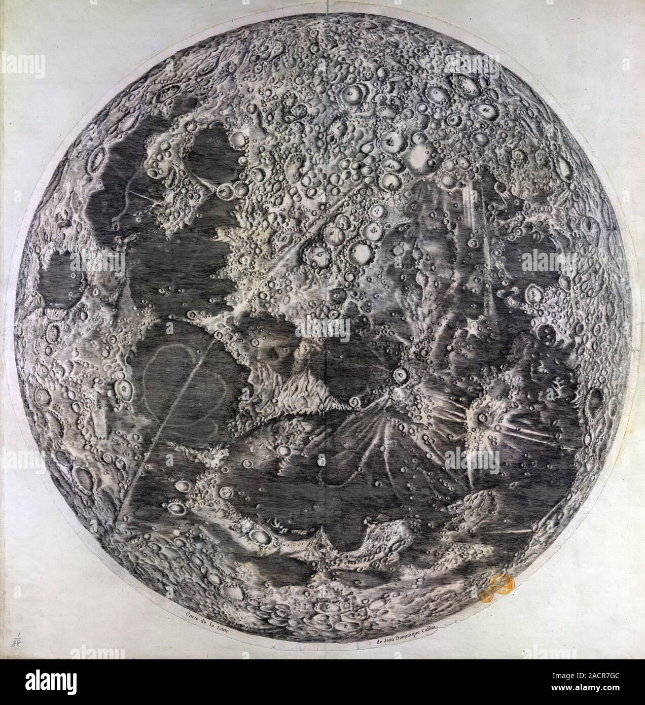 Map of the Moon by the Italian astronomer Giovanni Domenico Cassini ... Map of the Moon by the Italian astronomer Giovanni Domenico Cassini ...
