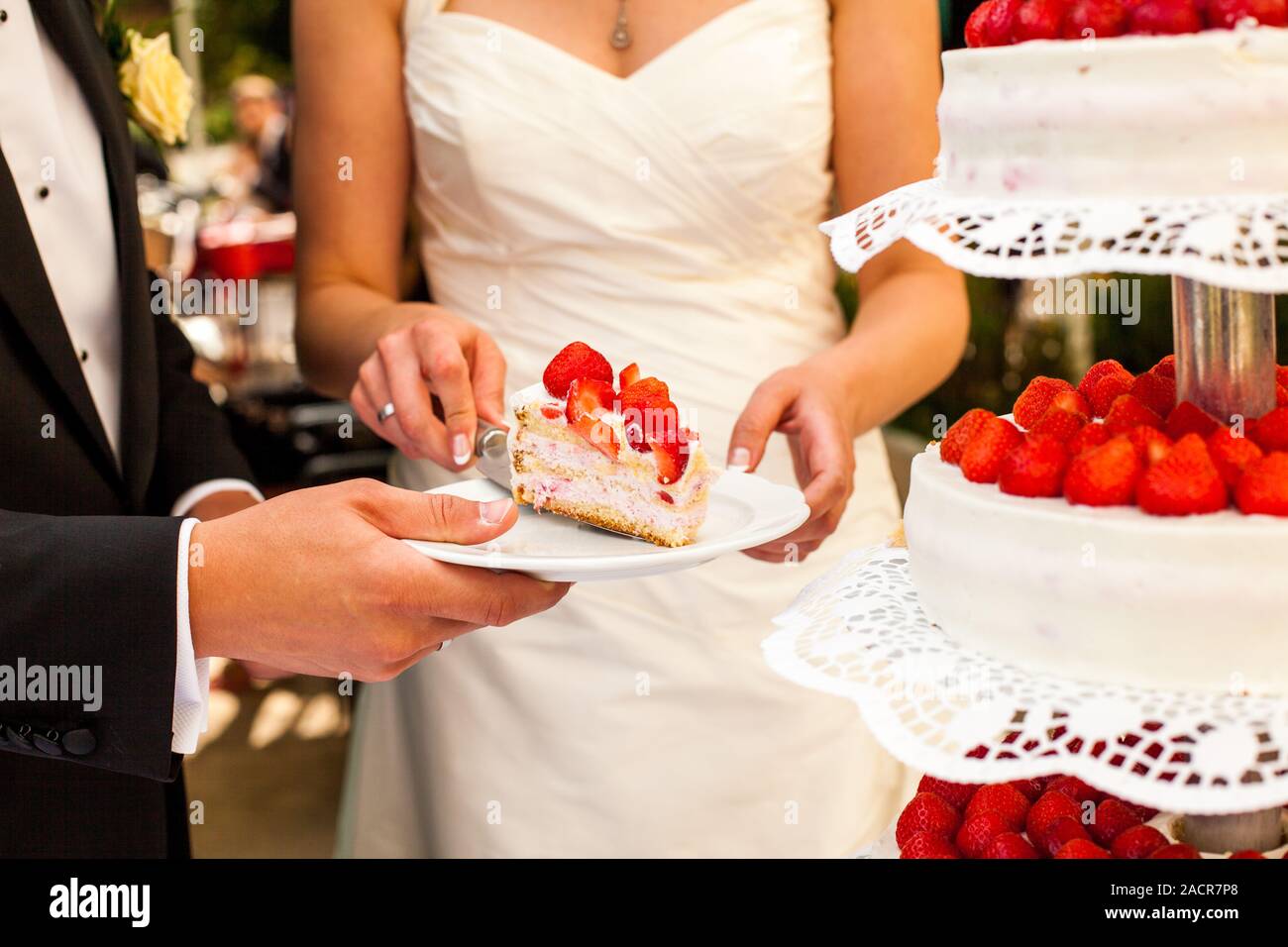 cutting of the cake Stock Photo - Alamy