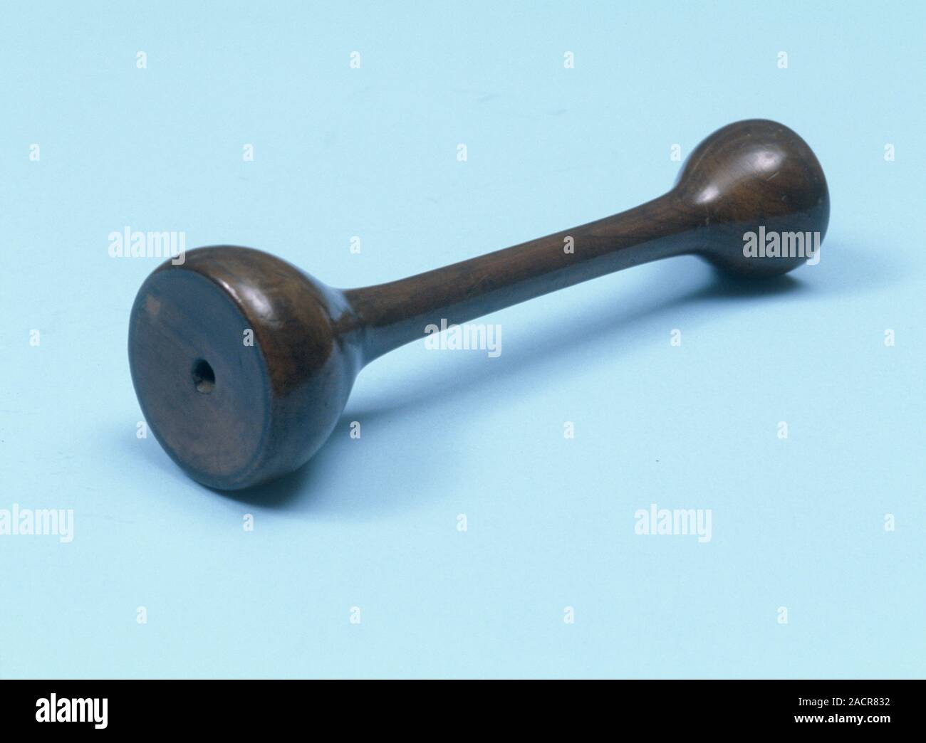 Billings type monaural stethoscope, made out of fruitwood, dating from ...