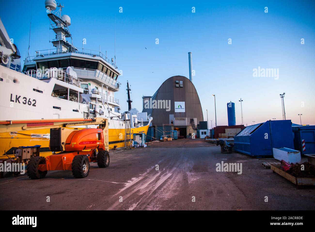 docks at Hirtshals, Denmark Stock Photo - Alamy