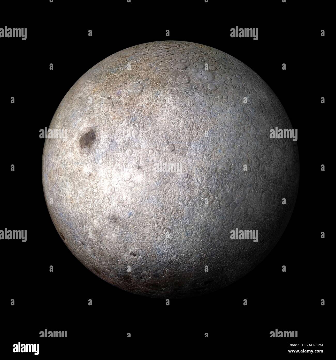 Far side of the Moon. Image showing the surface features of the far ...