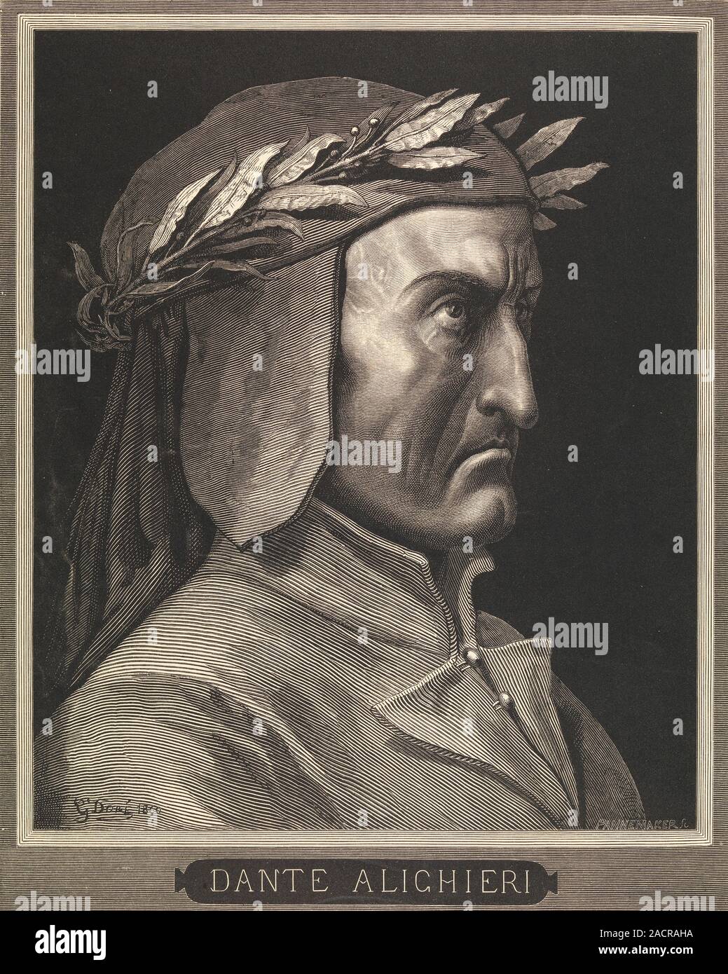 Dante Alighieri (1265-1321), Italian poet. Dante wrote his epic poem ...