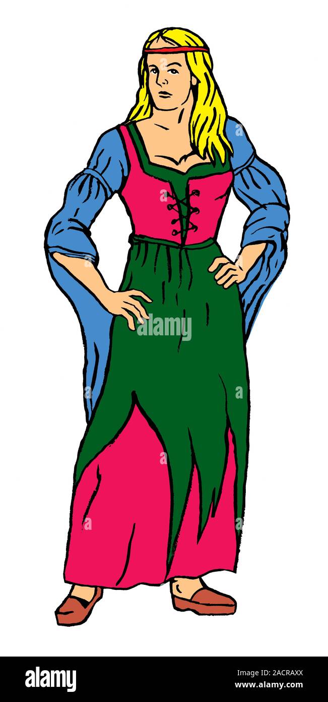 Servant standing Cut Out Stock Images & Pictures - Alamy