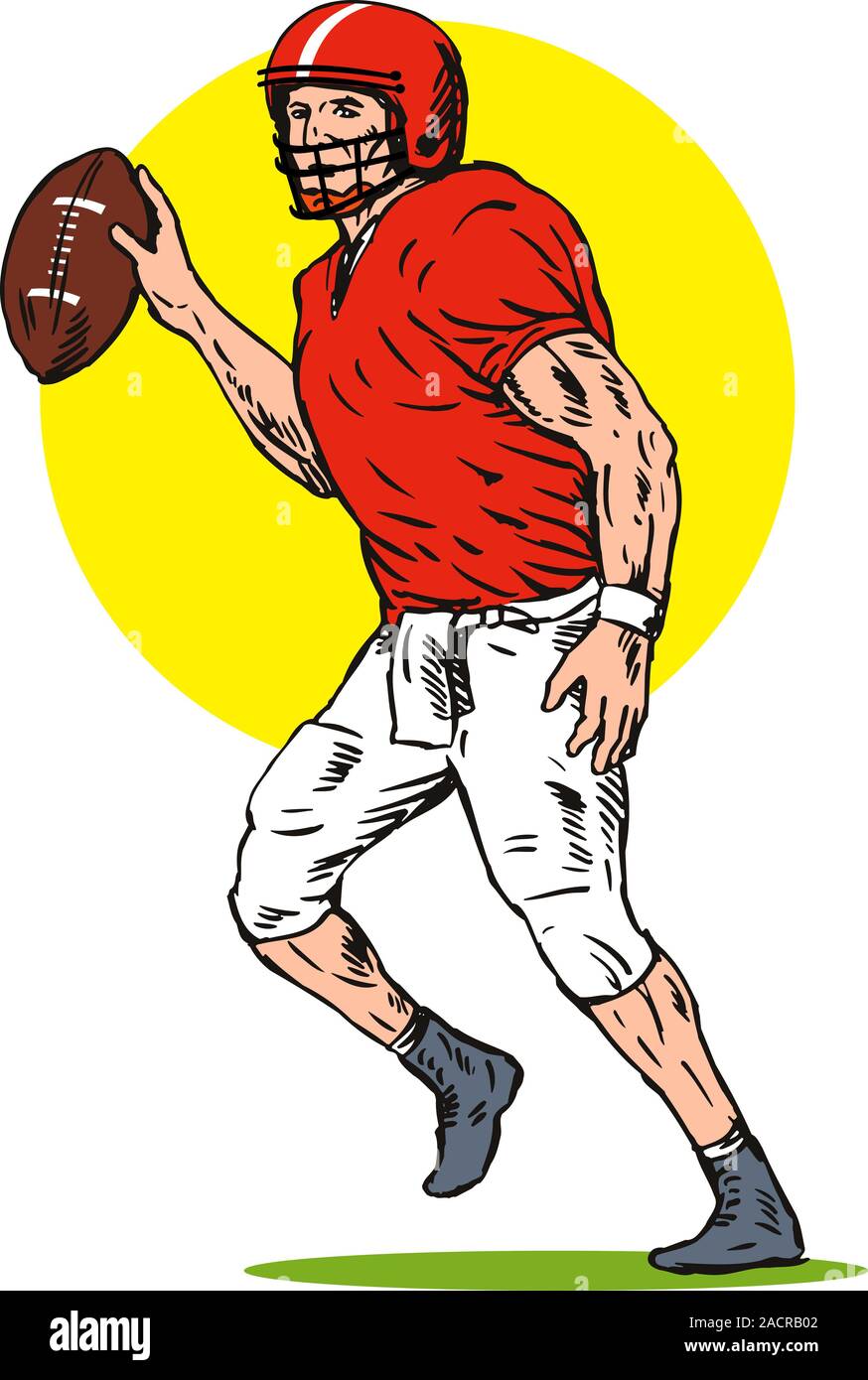 Football Player Pass Stock Photo - Alamy