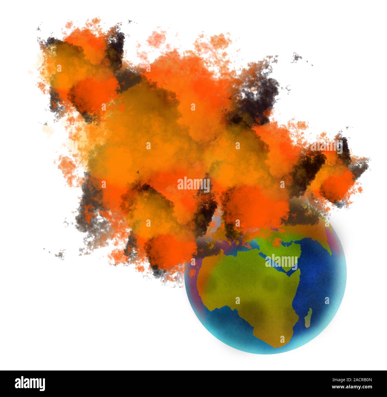 Globe on fire hi-res stock photography and images - Alamy