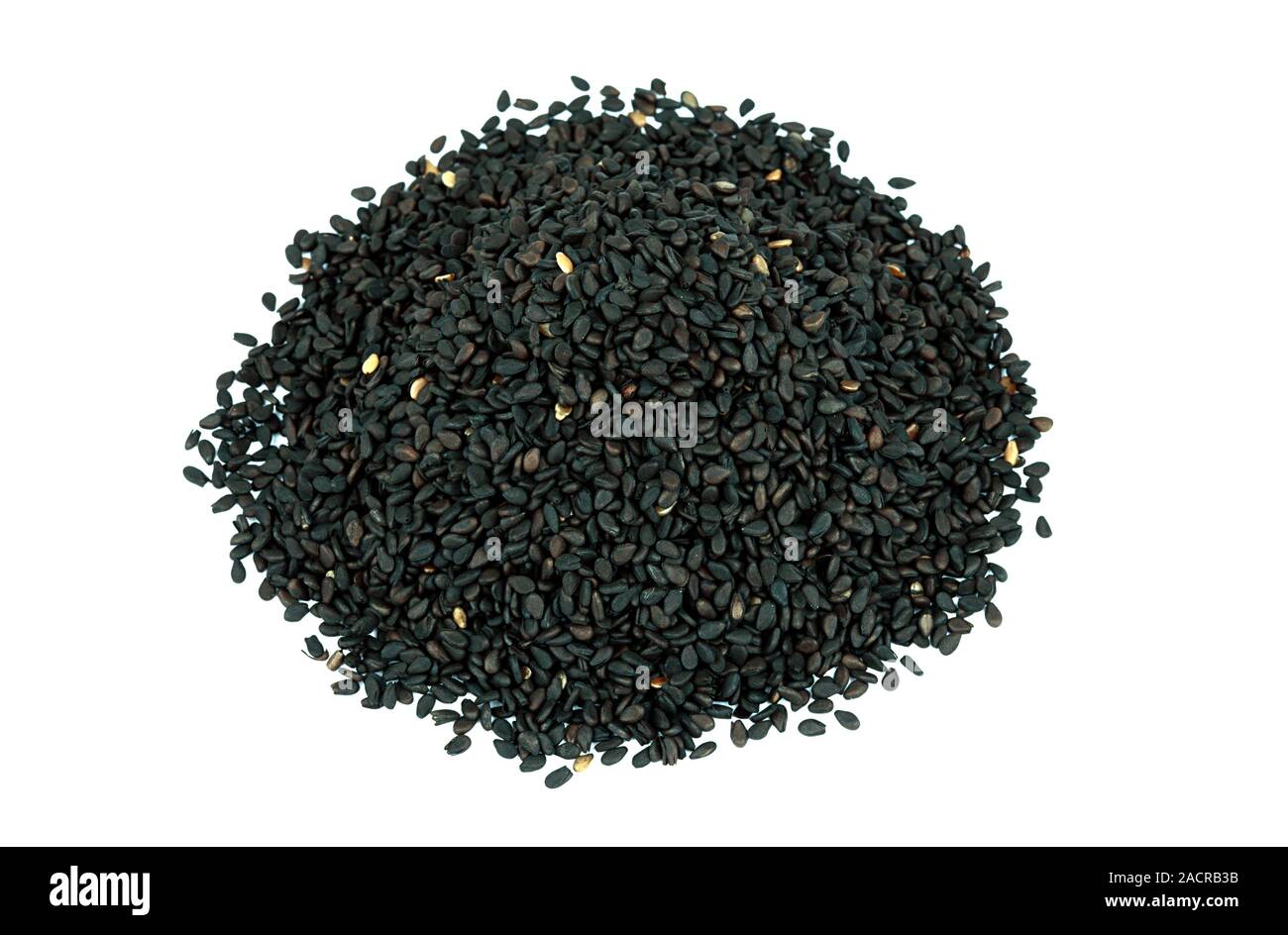 Black sesame (Sesamum indicum) seeds Stock Photo - Alamy