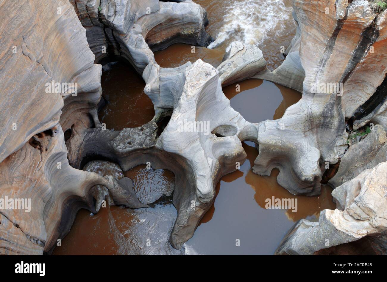 Bourke's Luck Potholes. This formation was formed where sustained kolks ...