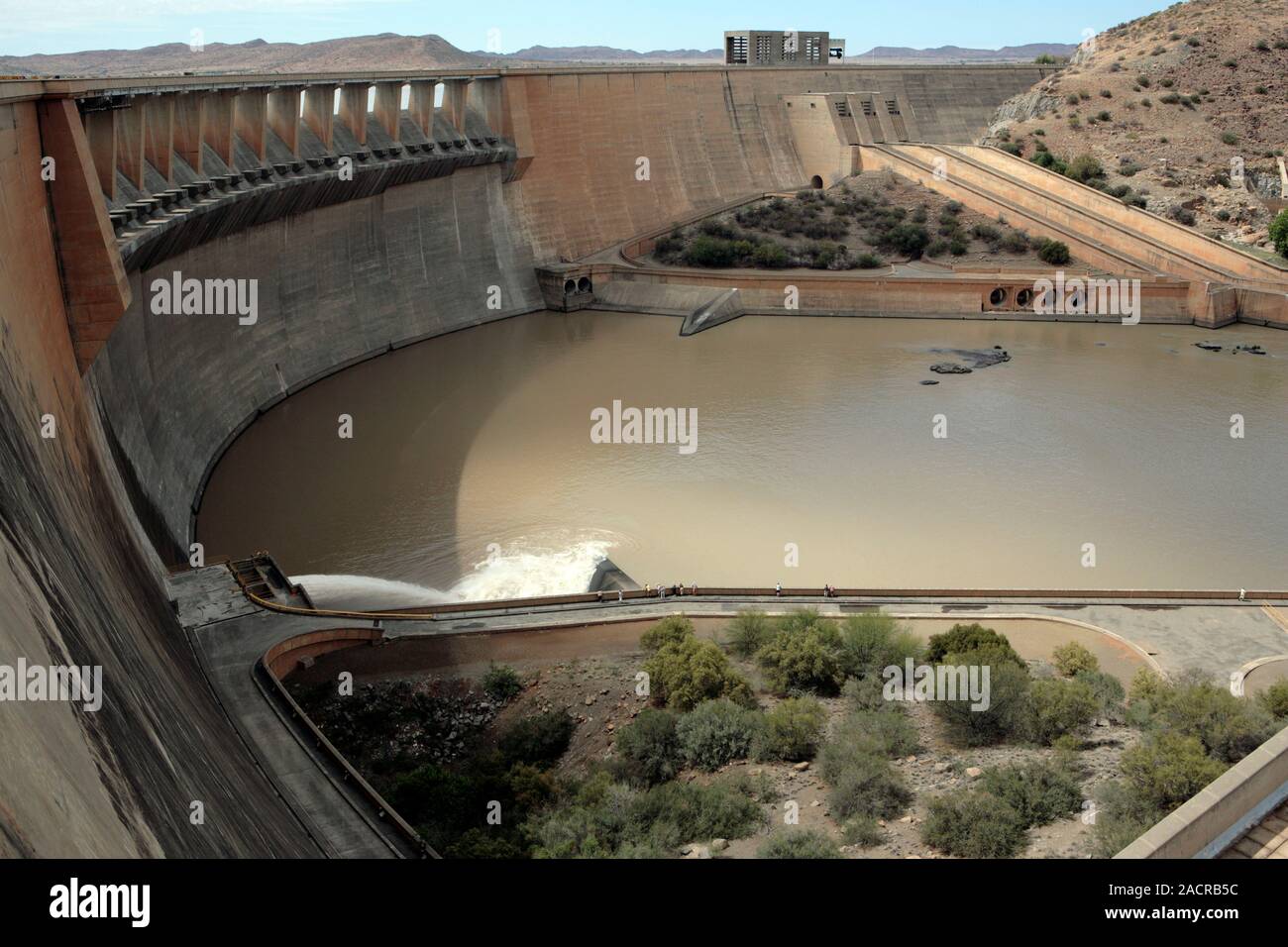 Gariep Dam. This dam is located on the Orange River near the town of ...