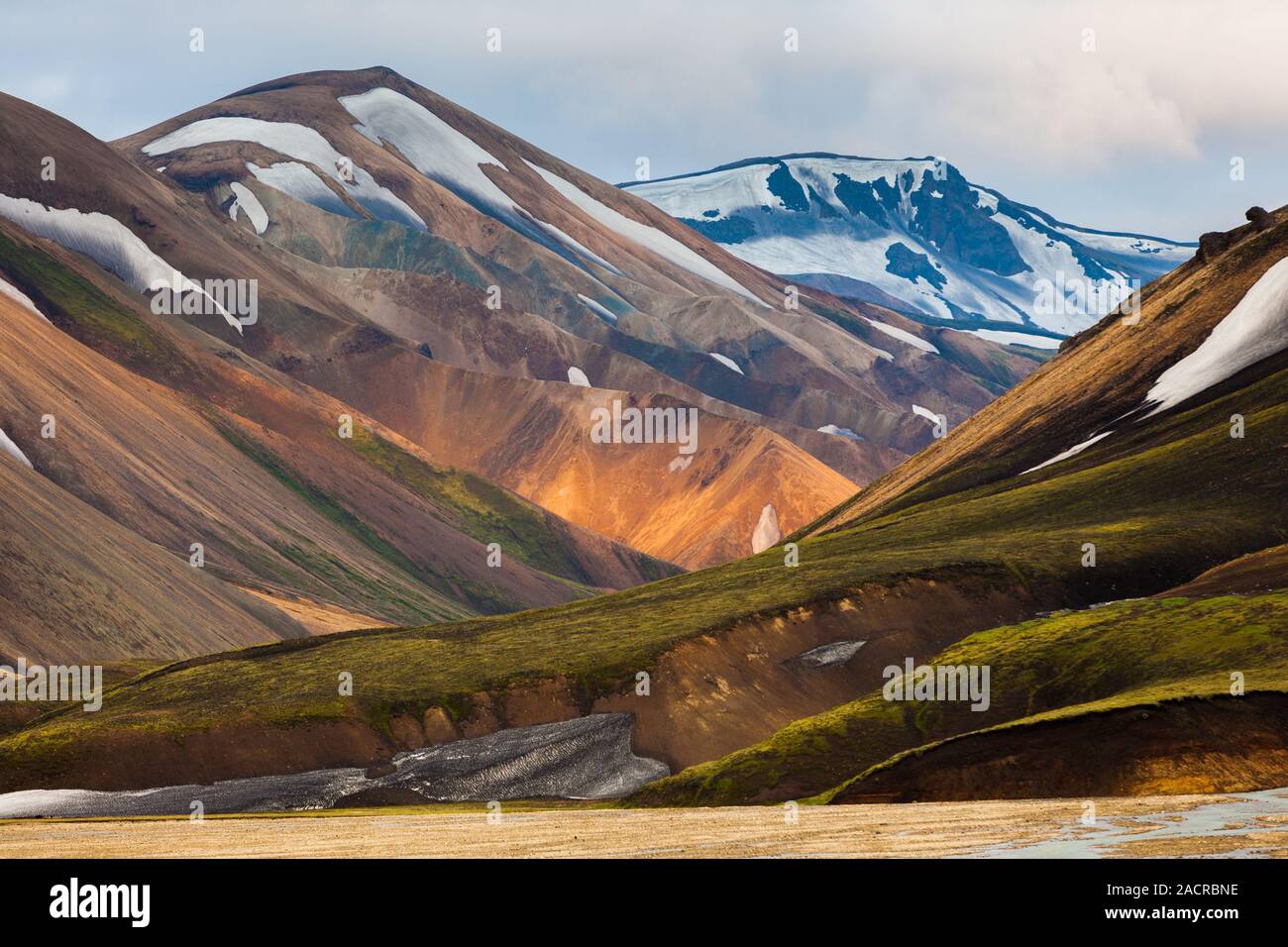 rangy landscape at Landmannalaugar, Iceland Stock Photo - Alamy