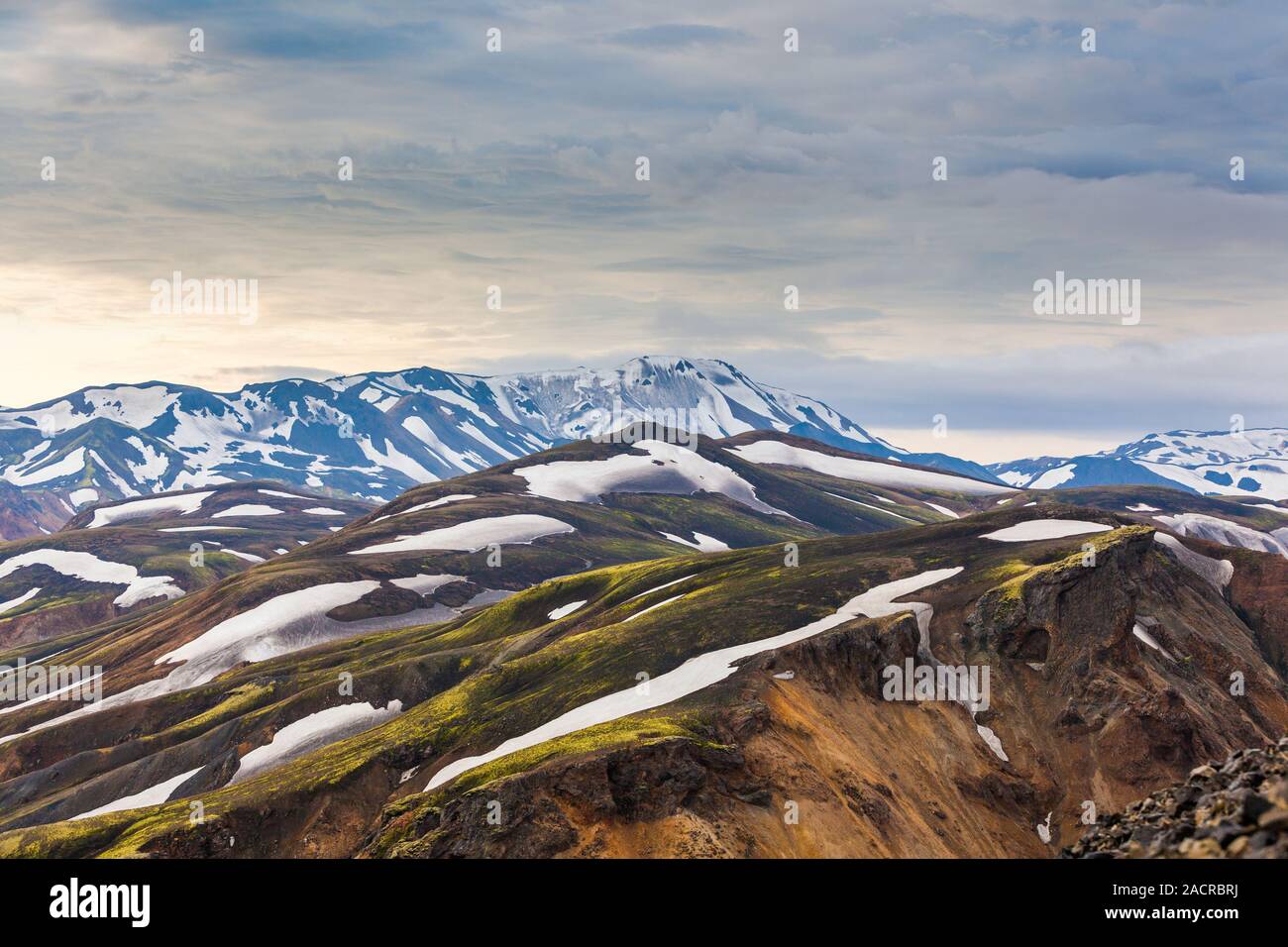 rangy landscape at Landmannalaugar, Iceland Stock Photo - Alamy