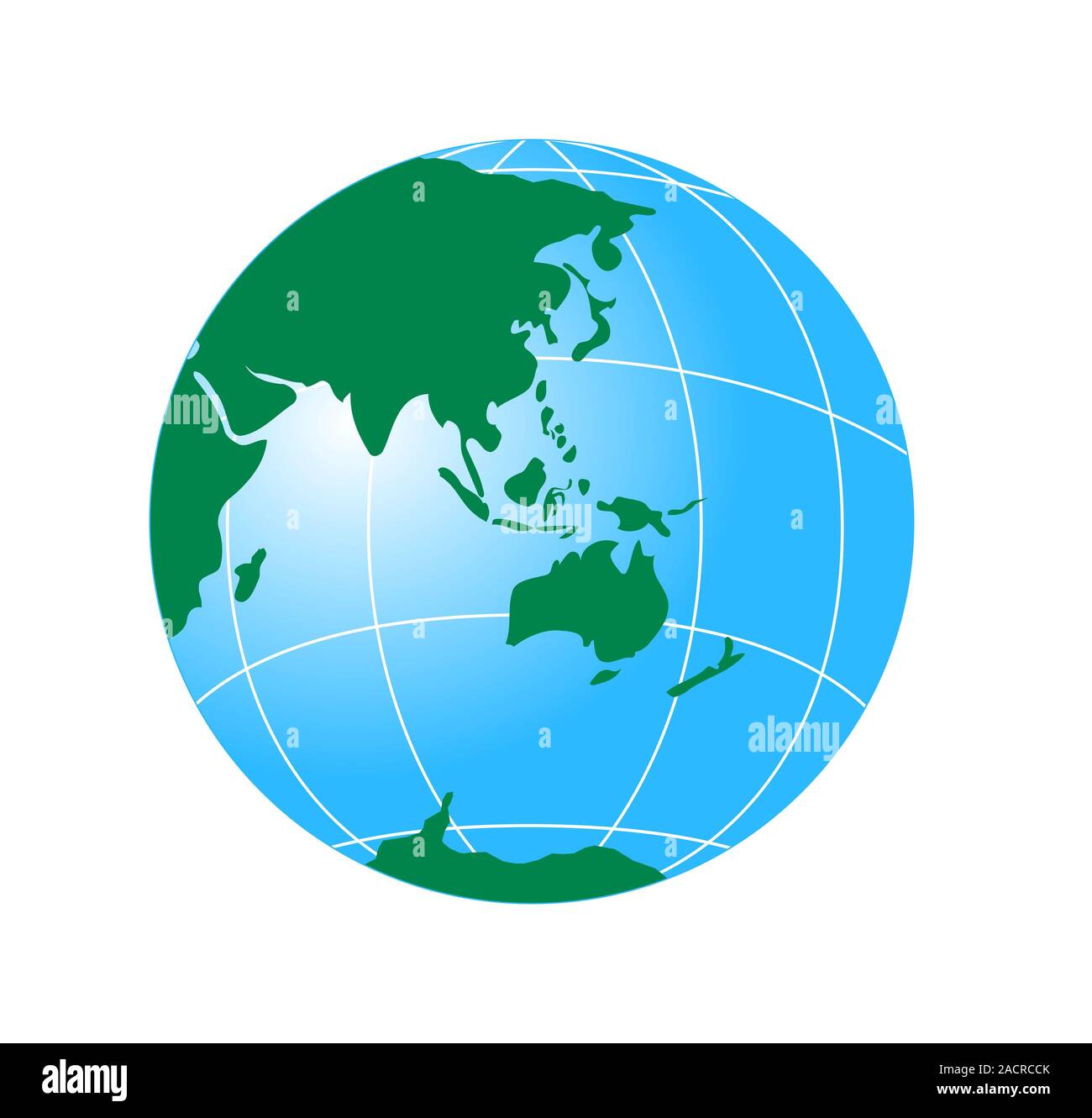 New zealand globe vector hi-res stock photography and images - Alamy