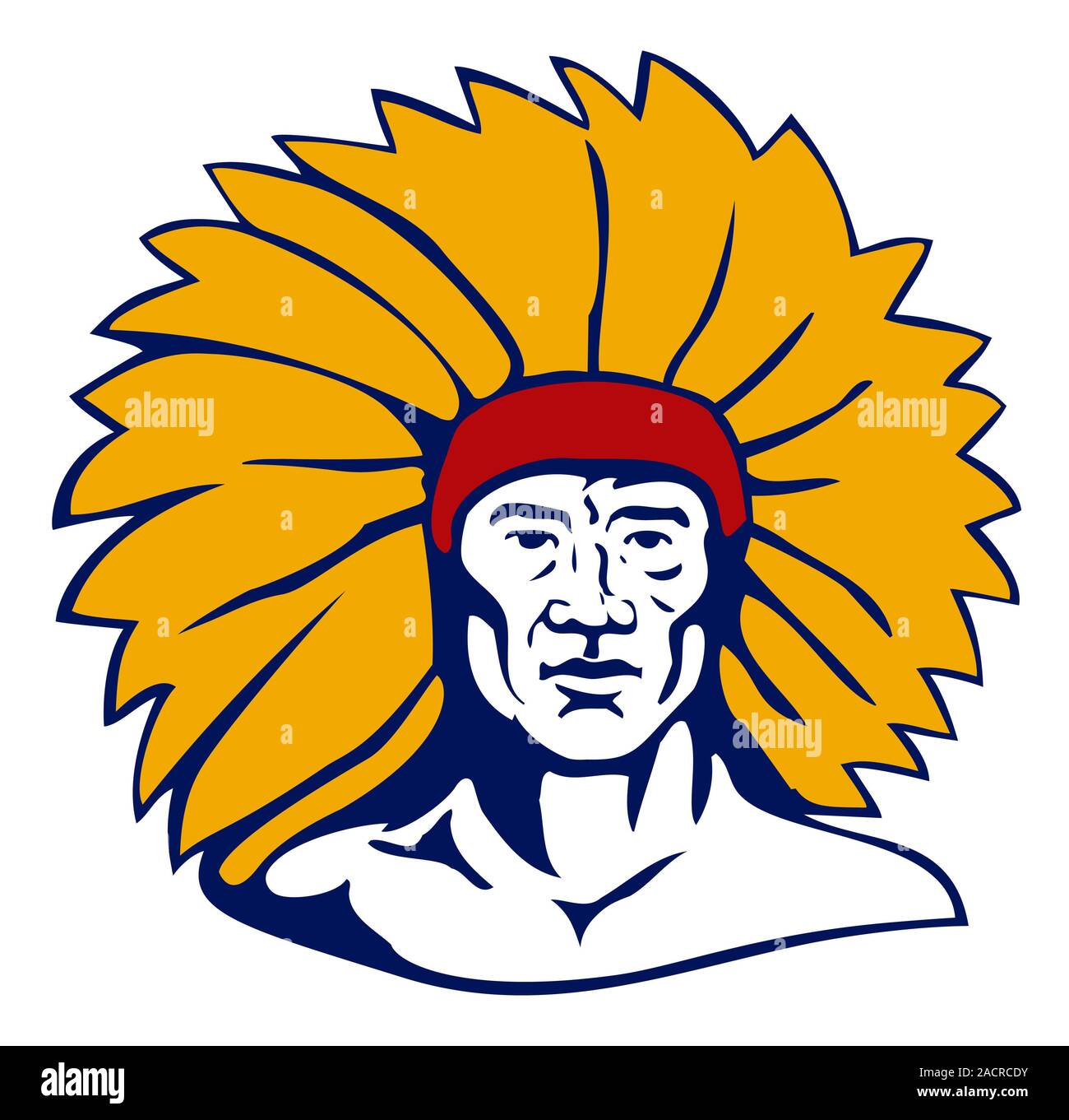 Native american indian headgear Cut Out Stock Images & Pictures - Alamy