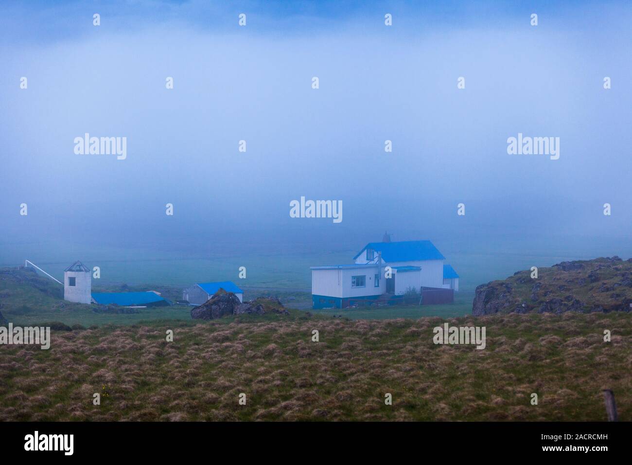 Lonely farm house iceland hi-res stock photography and images - Alamy