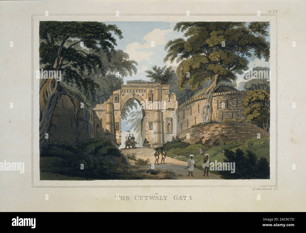 The Cutwaly Gate, The Kotwali Darwaza, the central gate in the south ...
